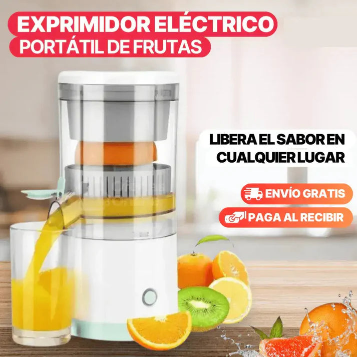 JuicyFast Exprimidor Portátil Recargable - Jugo en casa o trabajo- Ene ...